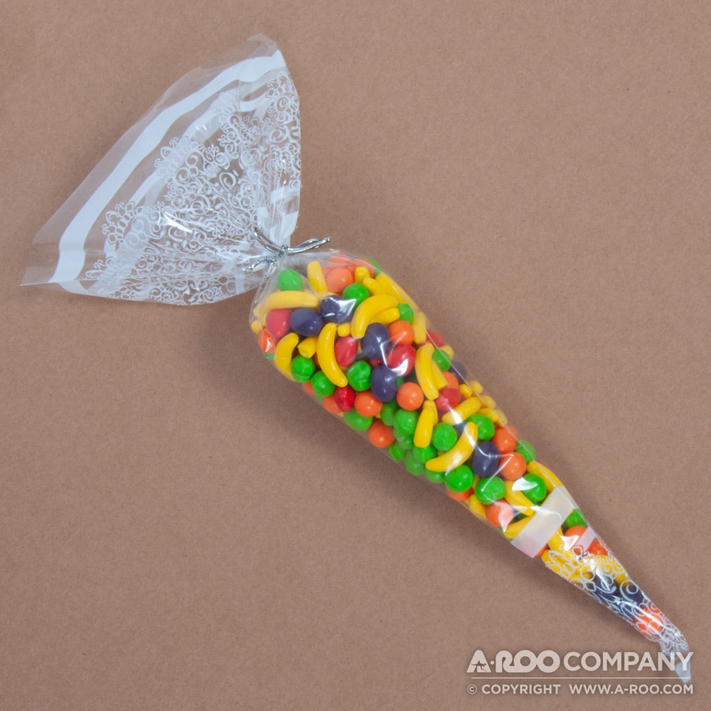 Candy & Nut Cones | Cone Bags for Candy, Popcorn & Roasted Nuts |A-ROO ...